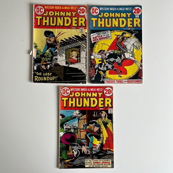 DC Comics | Other | 3 Comic Lot Johnny Thunder 3 1973 Dc Comics Vintage ...